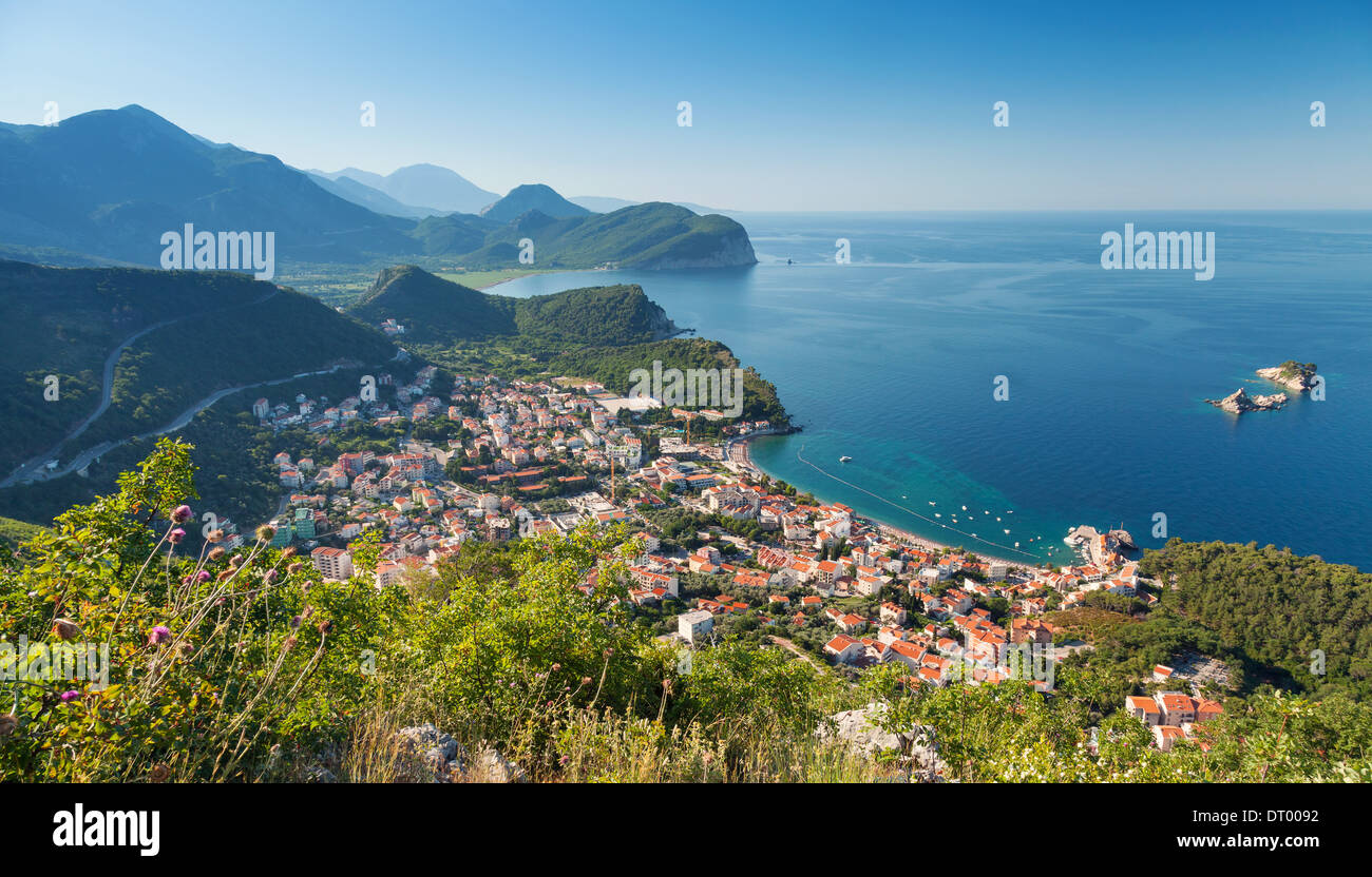 View coast adriatic sea montenegro hi-res stock photography and images ...