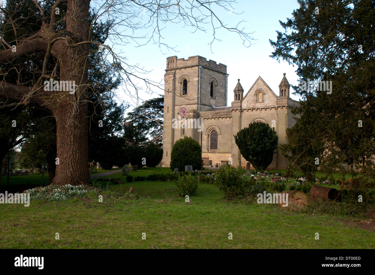 Holy Trinity Church, Old Wolverton, Buckinghamshire, England, UK Stock ...