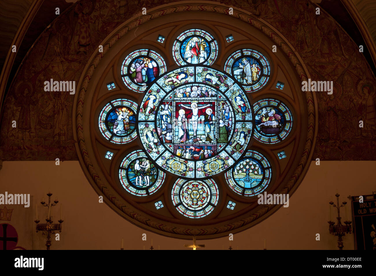 The East Window, Holy Trinity Church, Old Wolverton, Buckinghamshire ...