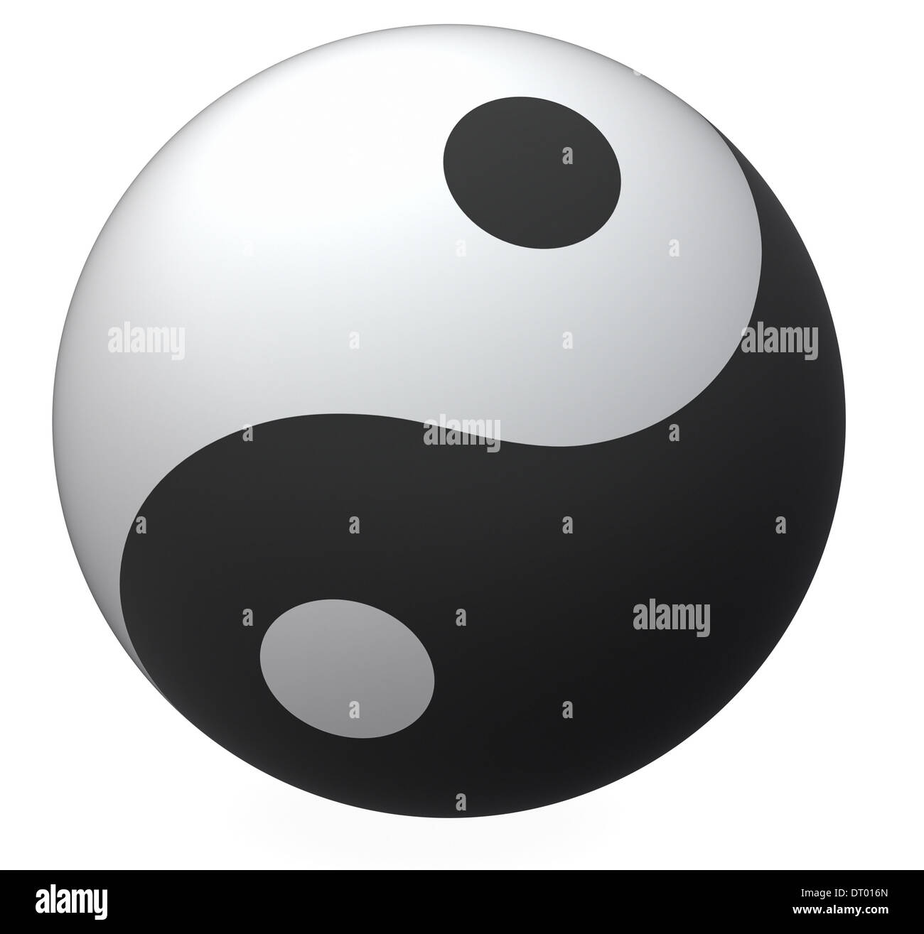 Yin-Yang ball, balance symbol Stock Photo - Alamy