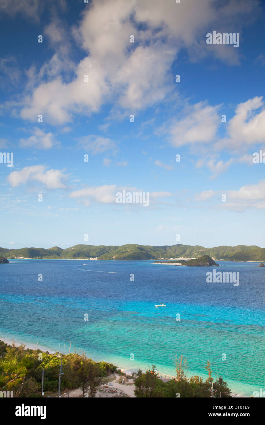 View of Zamami Island from Aka Island, Kerama Islands, Okinawa, Japan ...