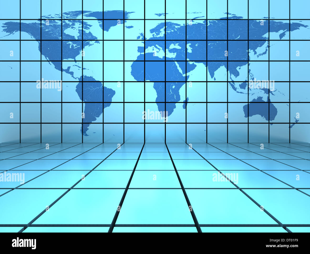 Global perspective map hi-res stock photography and images - Alamy