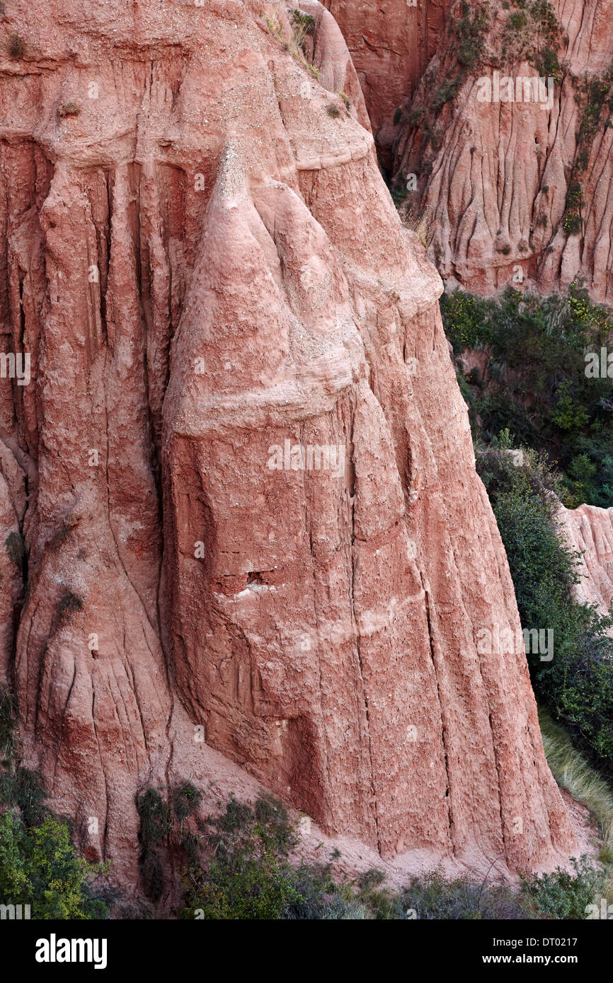 The beautiful Red Ravine (Rapa Rosie) from the Carpathian mountains ...