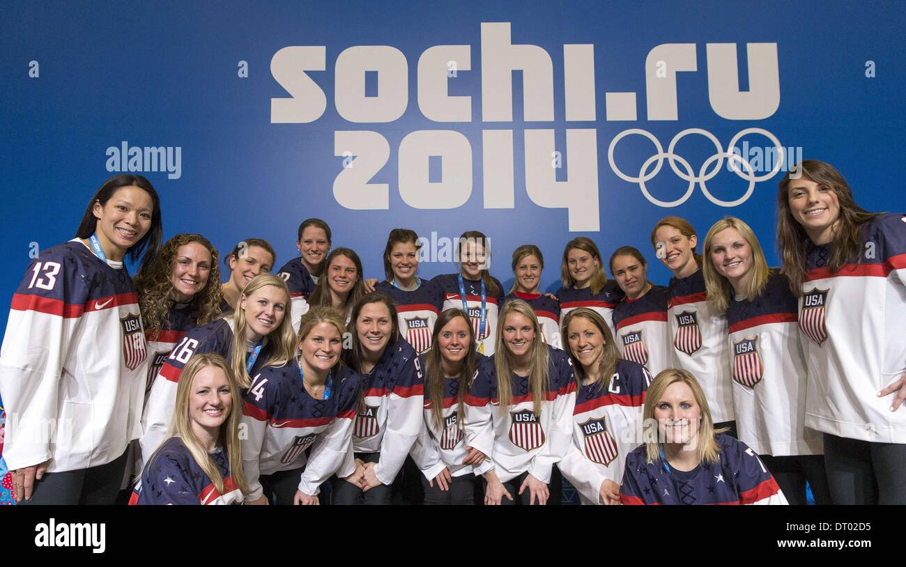 Sochi, Russia. 4th Feb, 2014. 2014 Winter Olympics - Sochi, Russia.USA ...