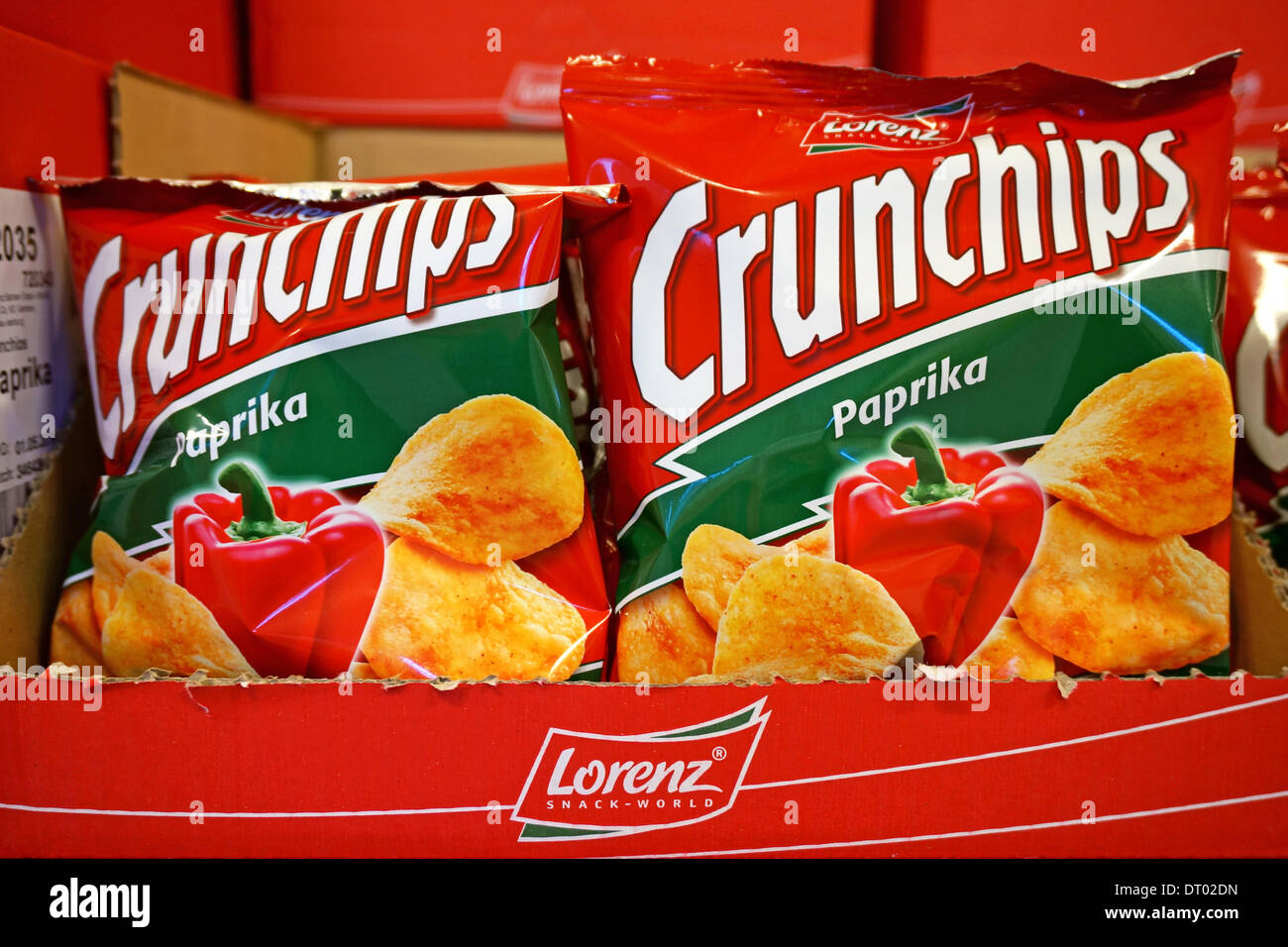 Germany: Lorenz Crunchips in store Stock Photo - Alamy