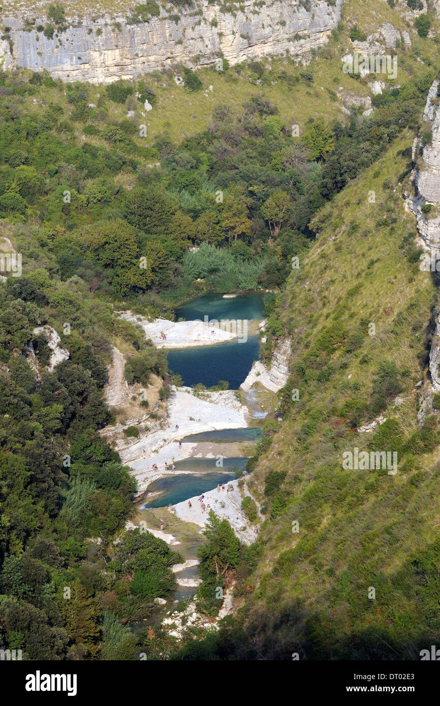 Cavagrande del cassibile nature reserve hi-res stock photography and ...