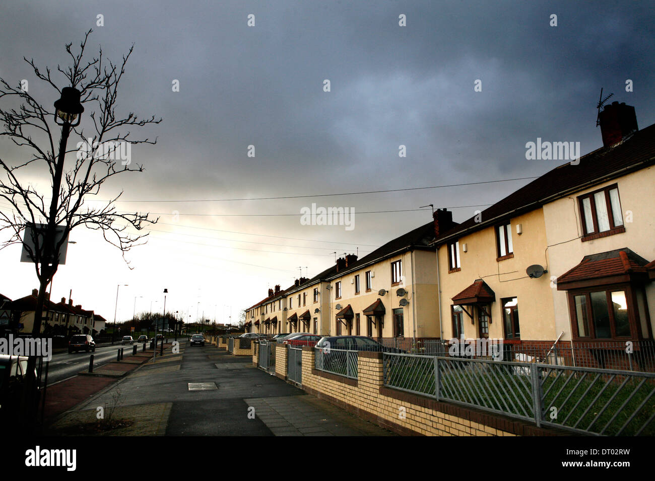 Meadow Well Estate, Tynemouth Stock Photo - Alamy