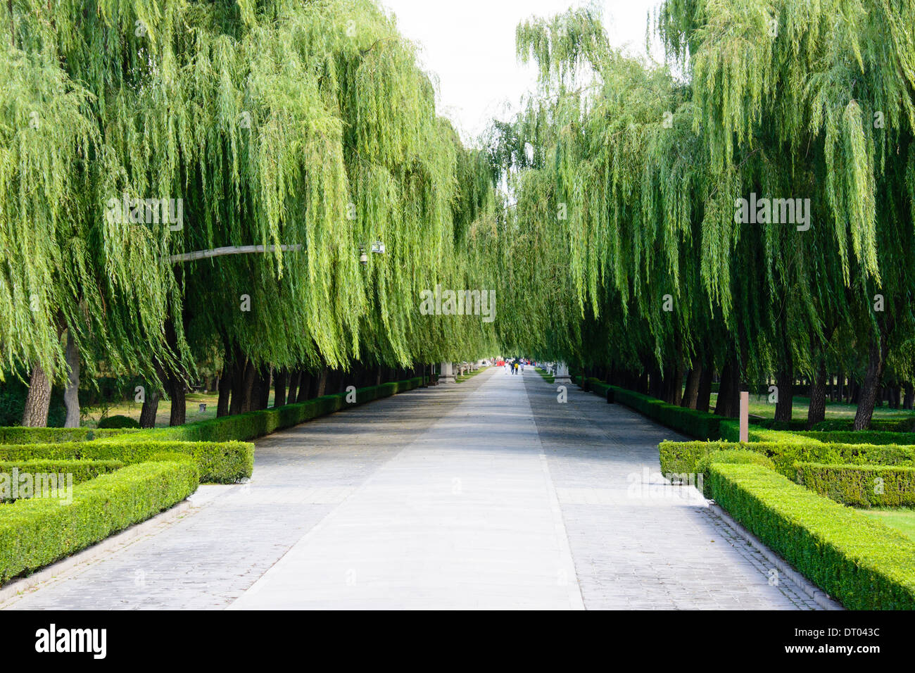 China, Beijing, Ming Dynasty Tombs, Changling Tomb, Spirit Way Stock ...