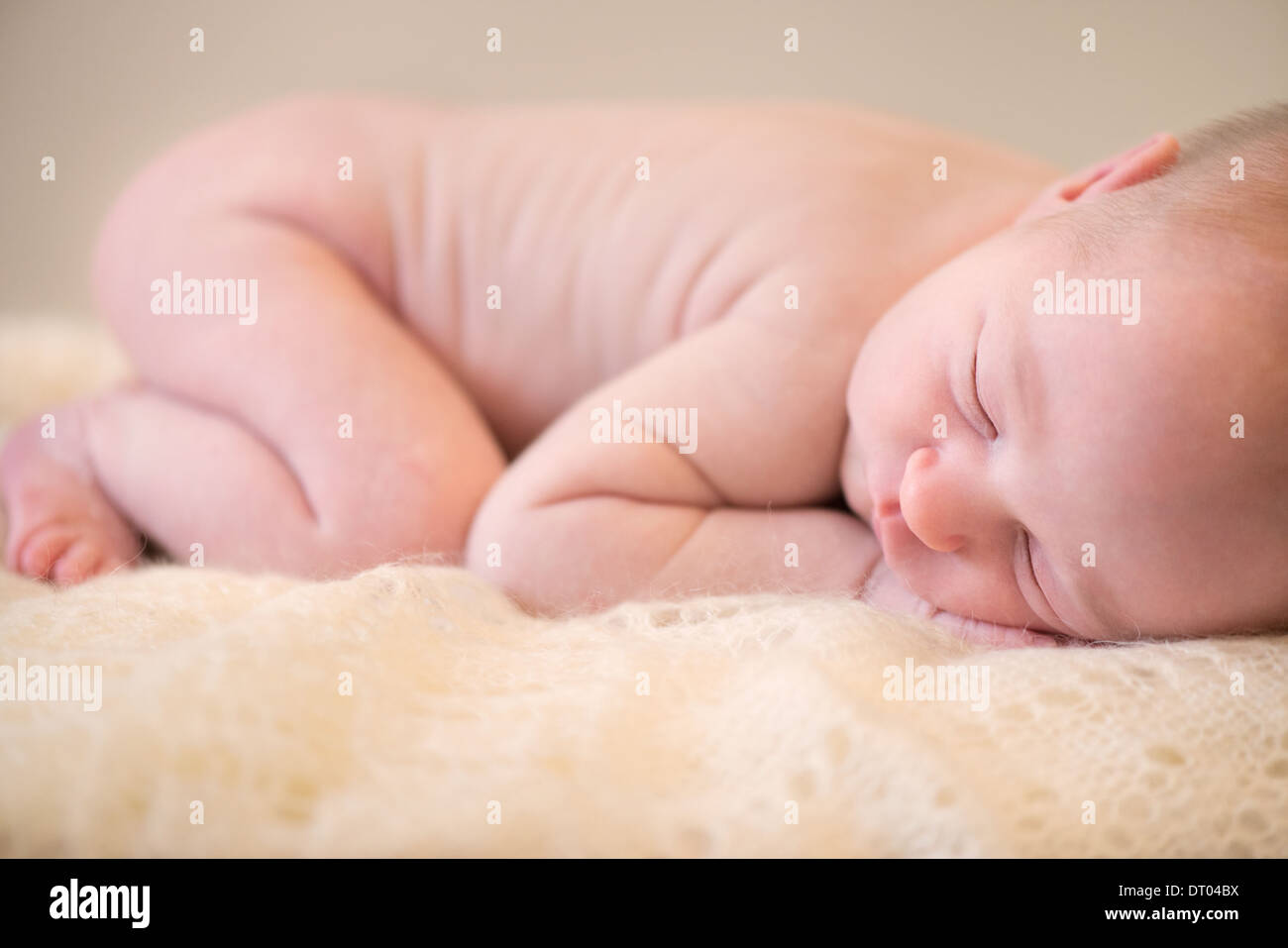 Cute newborn baby portrait. Ten days after birth Stock Photo - Alamy