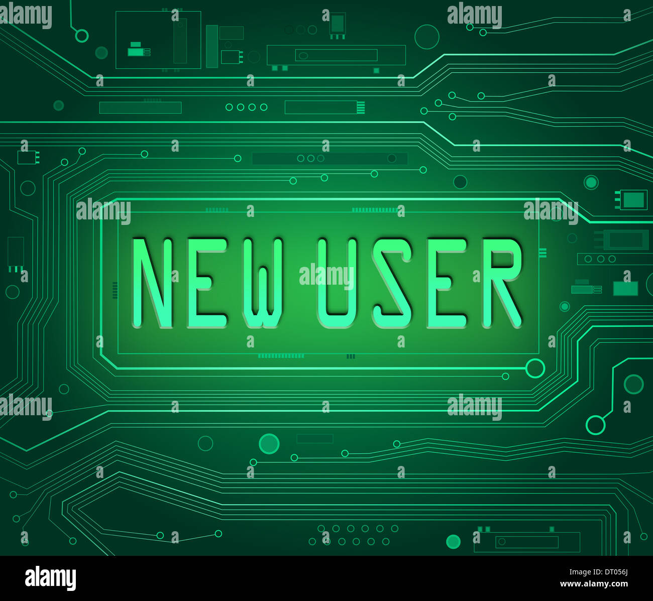 New user concept Stock Photo - Alamy