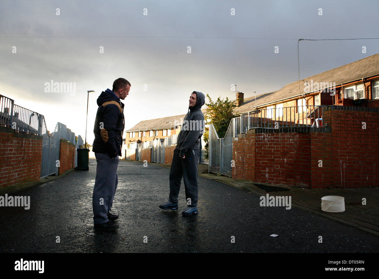 Meadow Well Estate, Tynemouth Stock Photo - Alamy