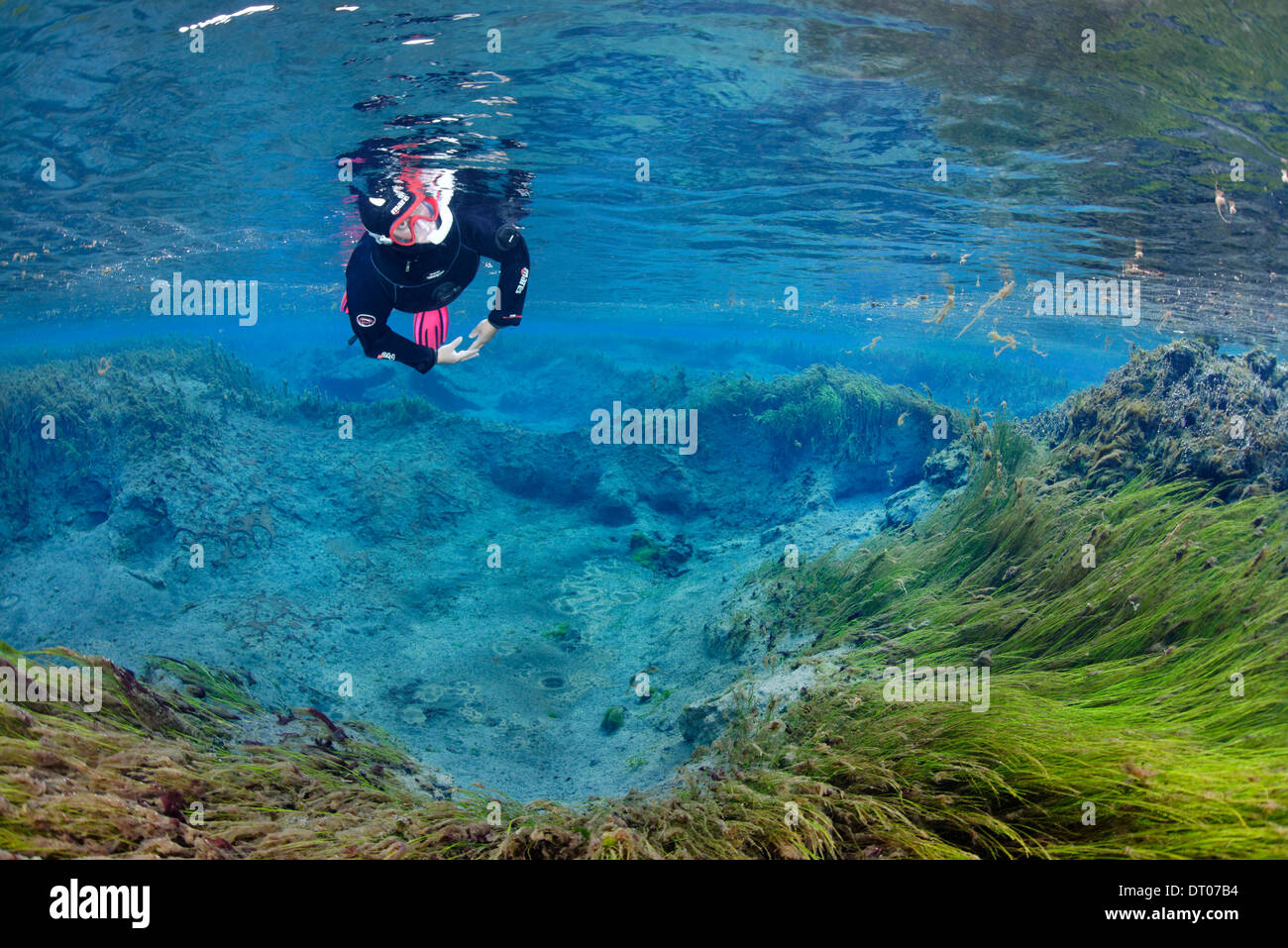 Clear transparent water river lake hi-res stock photography and images ...