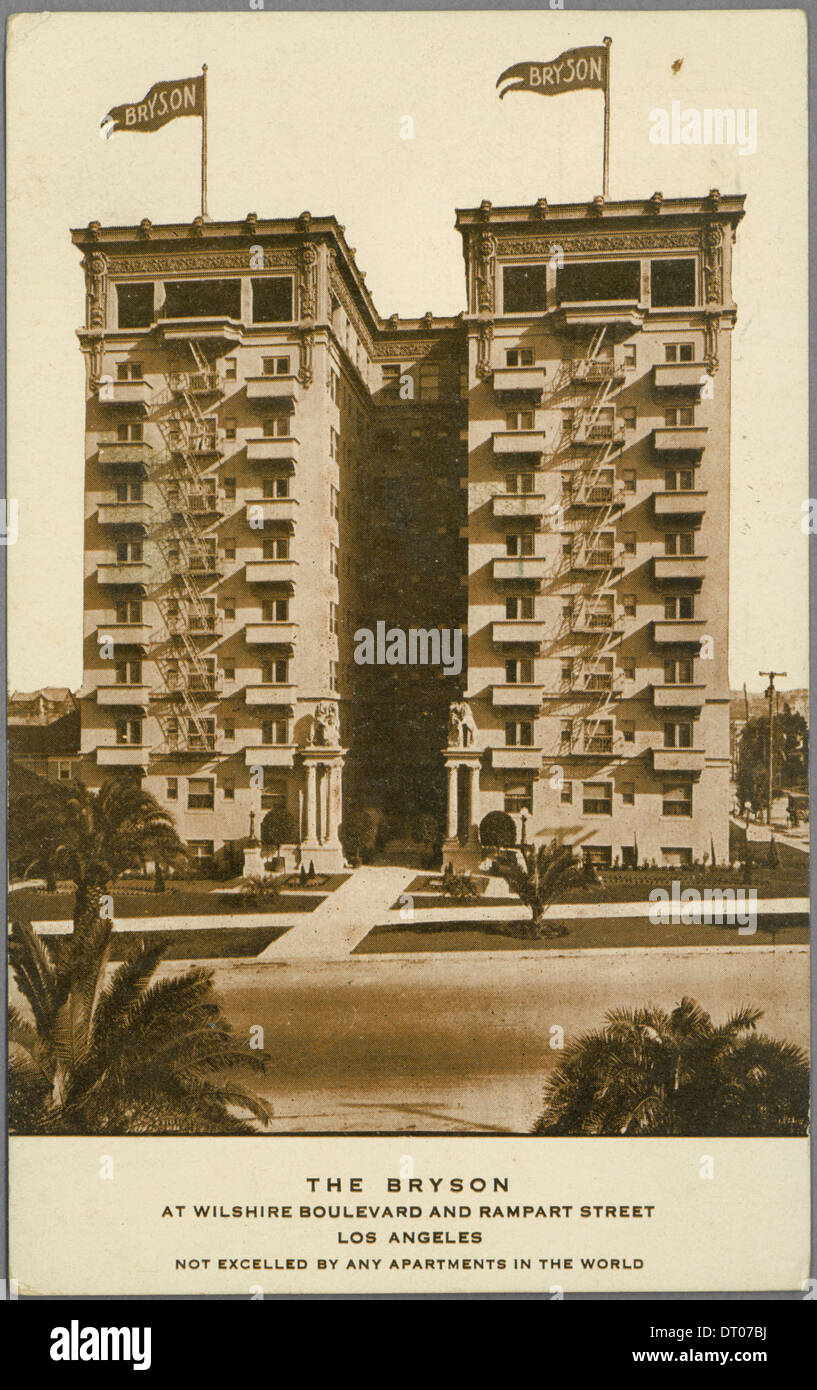 A photograph of the Bryson building located at Wilshire Boulevard and ...