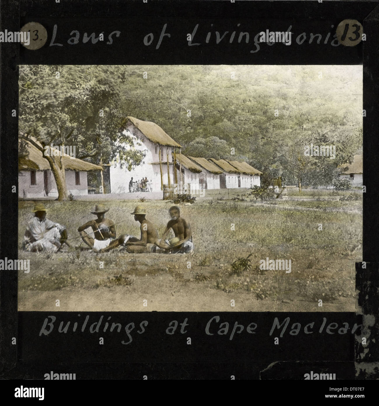 An image of buildings at Cape Maclear, Malawi, depicting the ...