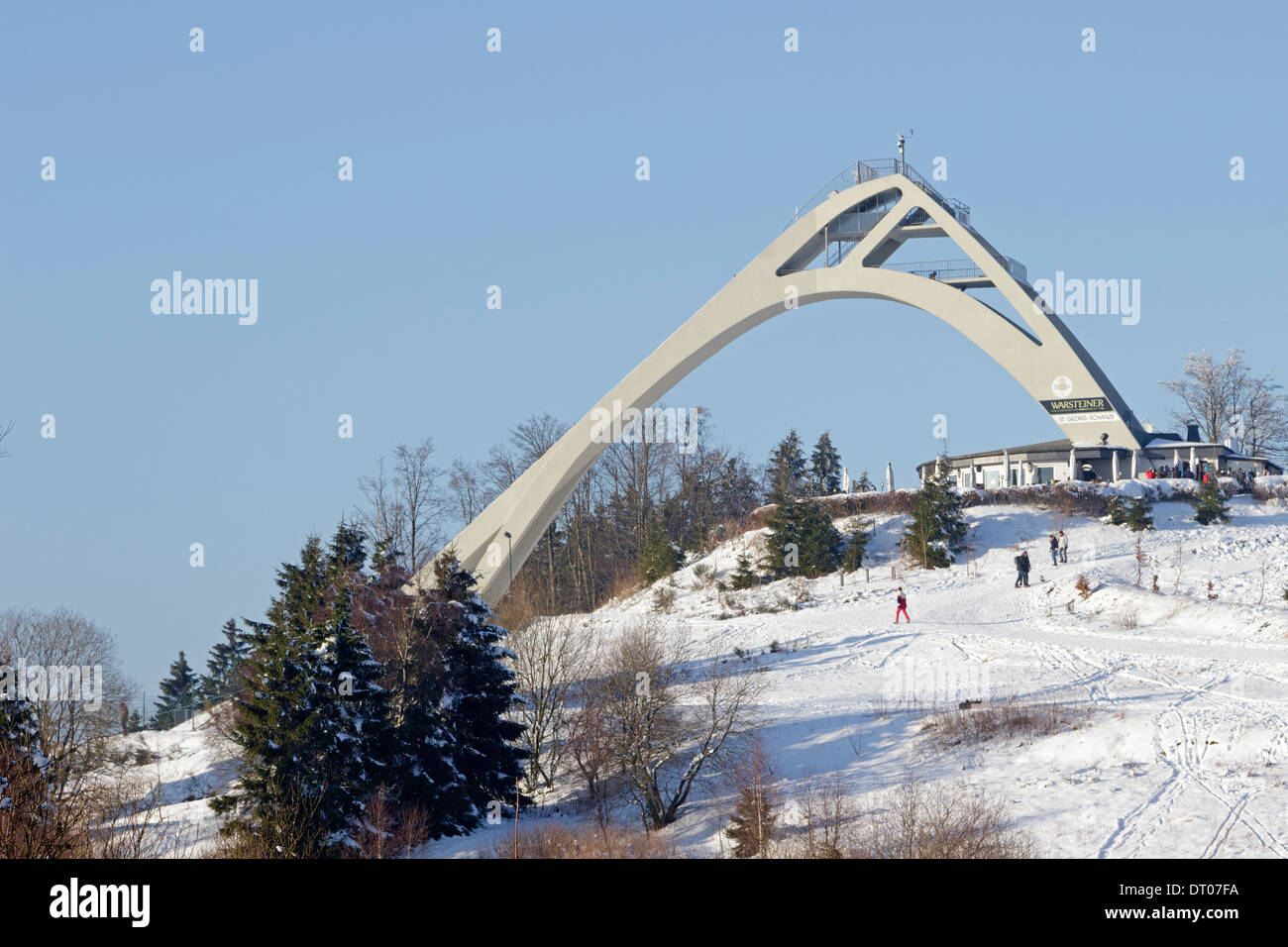 ski jump, Winterberg, Sauerland, North Rhine-Westfalia, Germany Stock ...