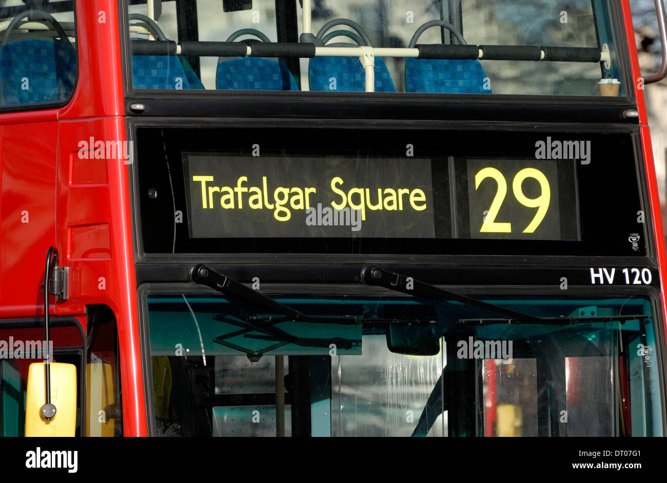 Bus route 29 london hi-res stock photography and images - Alamy
