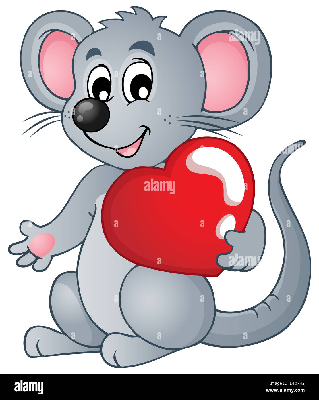 Mouse theme image 4 - picture illustration Stock Photo - Alamy