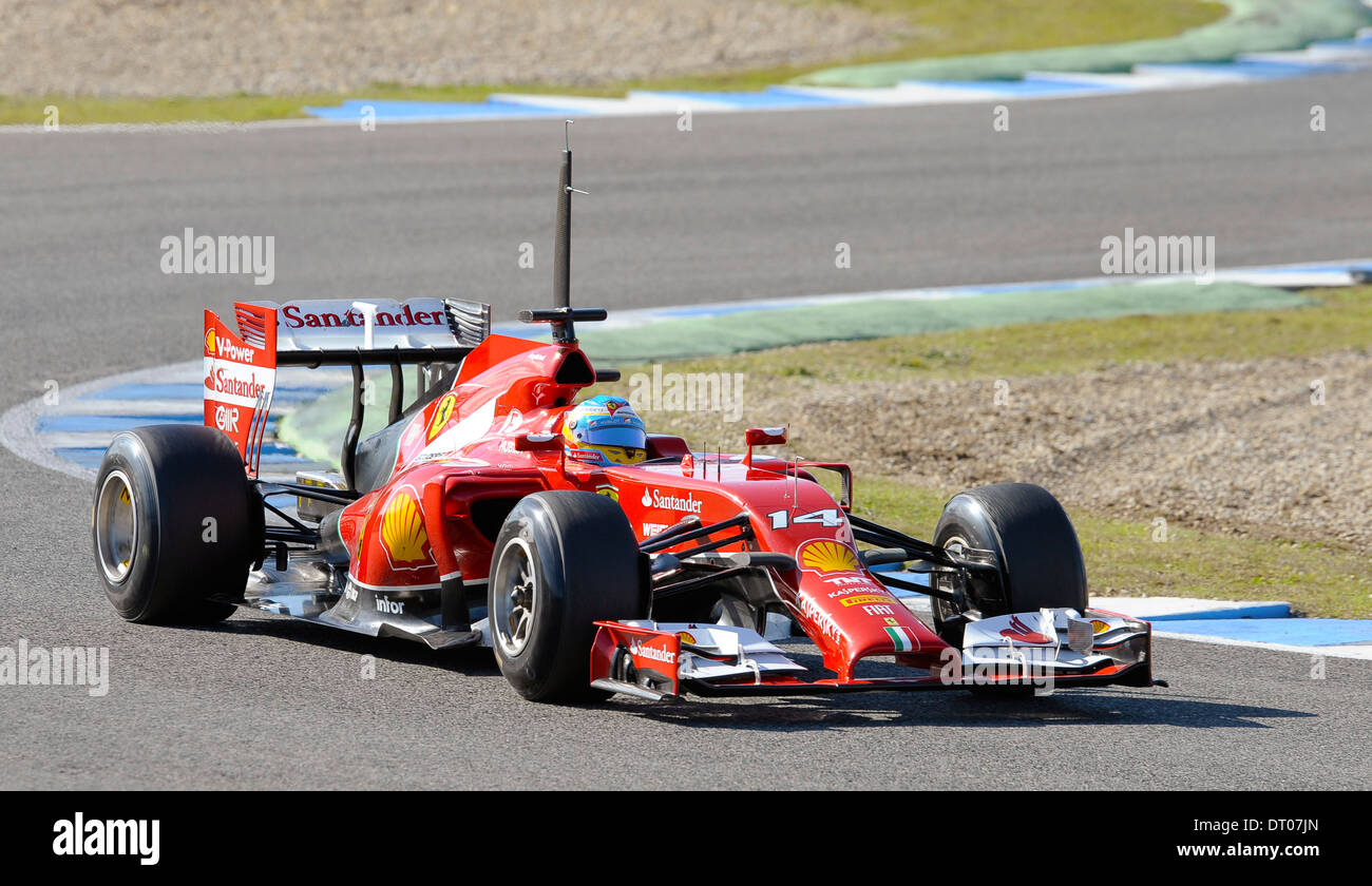 Ferrari f14 t of fernando alonso hi-res stock photography and images ...