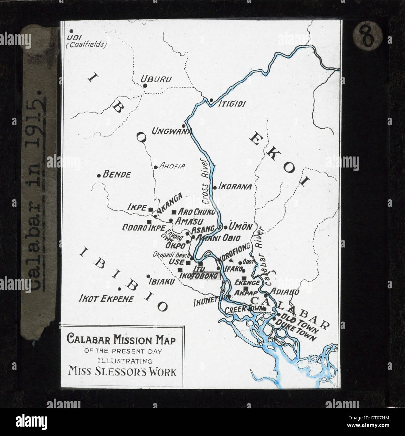 A photograph showing Calabar in 1915, documenting the region's ...