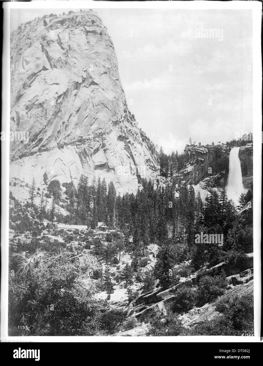 Cap Of Liberty And Nevada Falls In Yosemite National Park Ca 1900