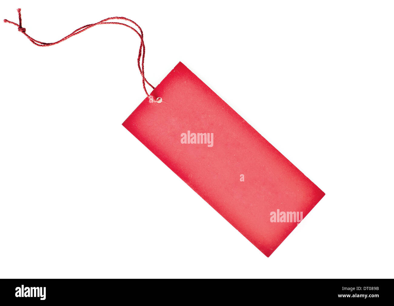 blank red tag Stock Photo - Alamy