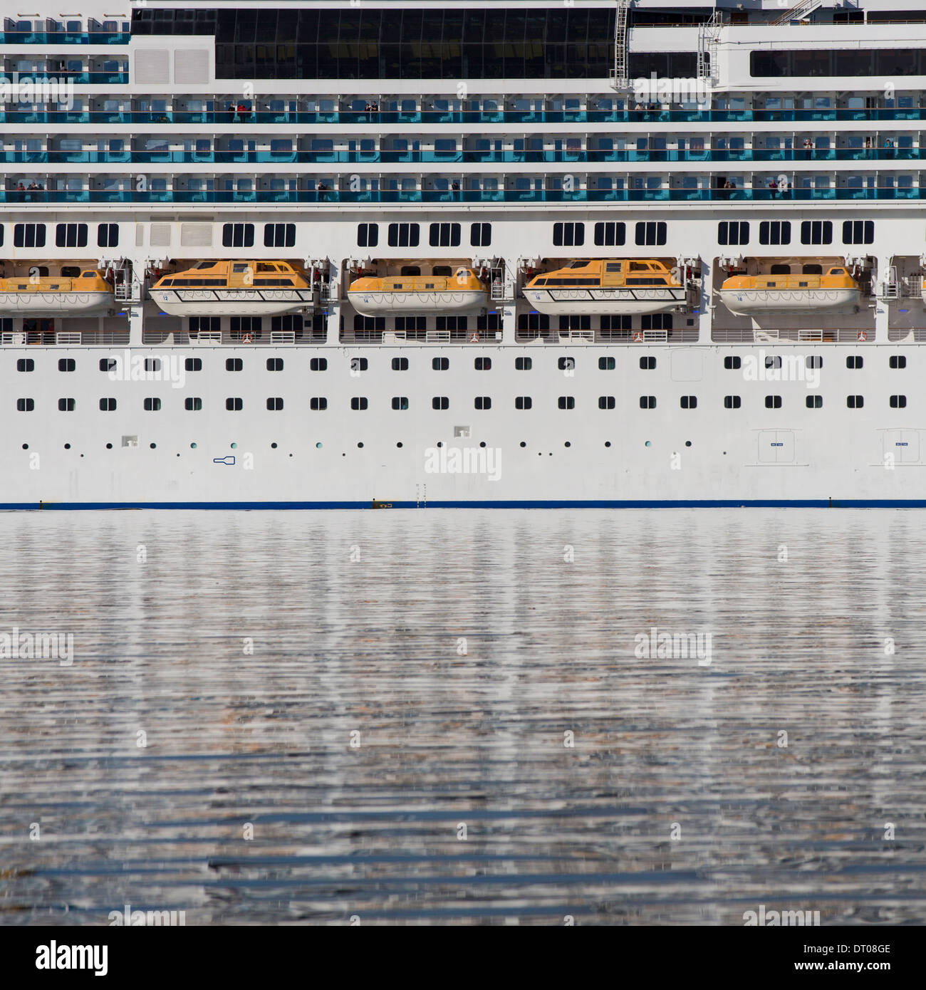 Large Cruise Ship in Reykjavik Harbor, Reykjavik, Iceland Stock Photo ...
