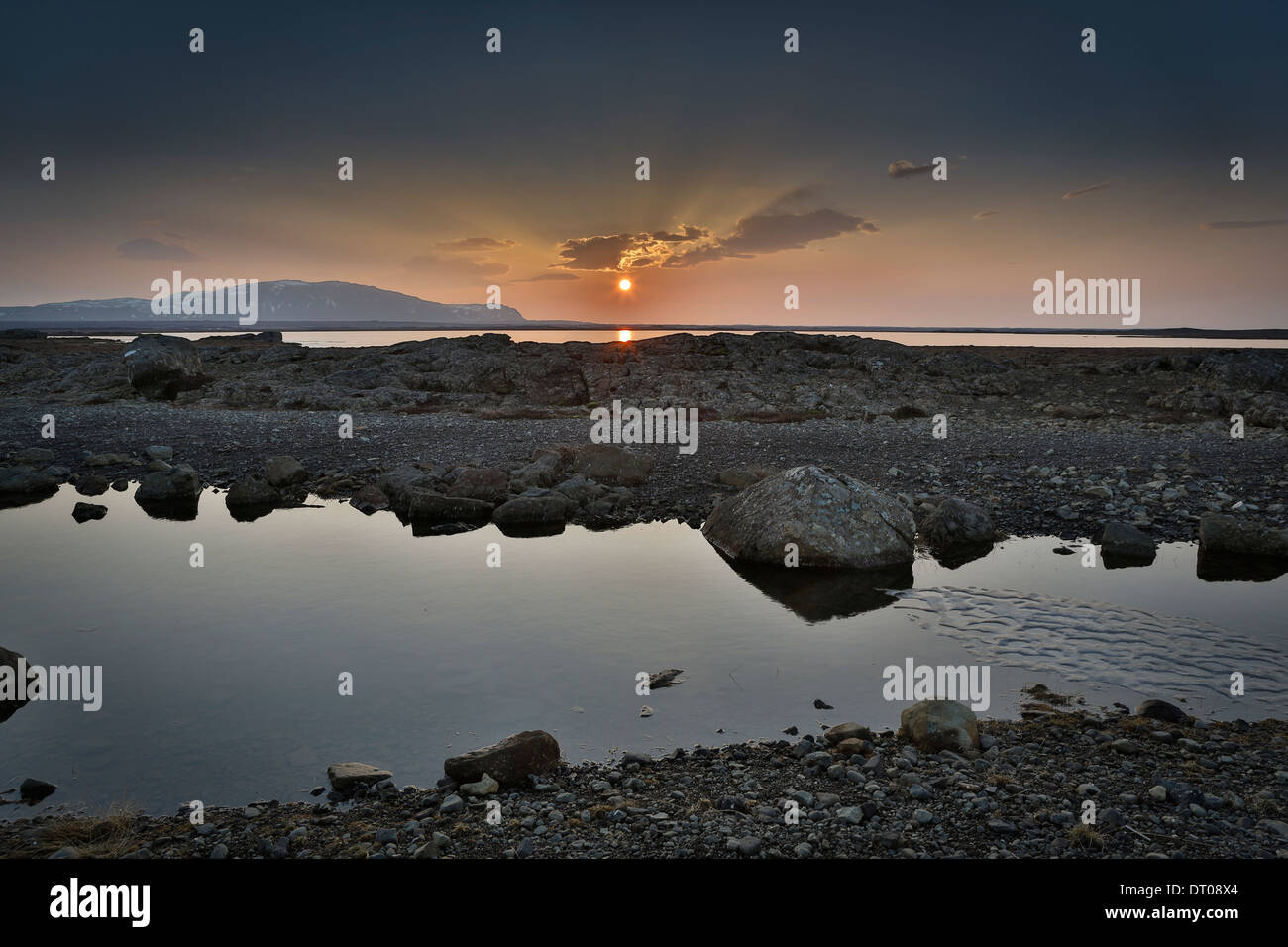 Black landscape sunset hi-res stock photography and images - Alamy