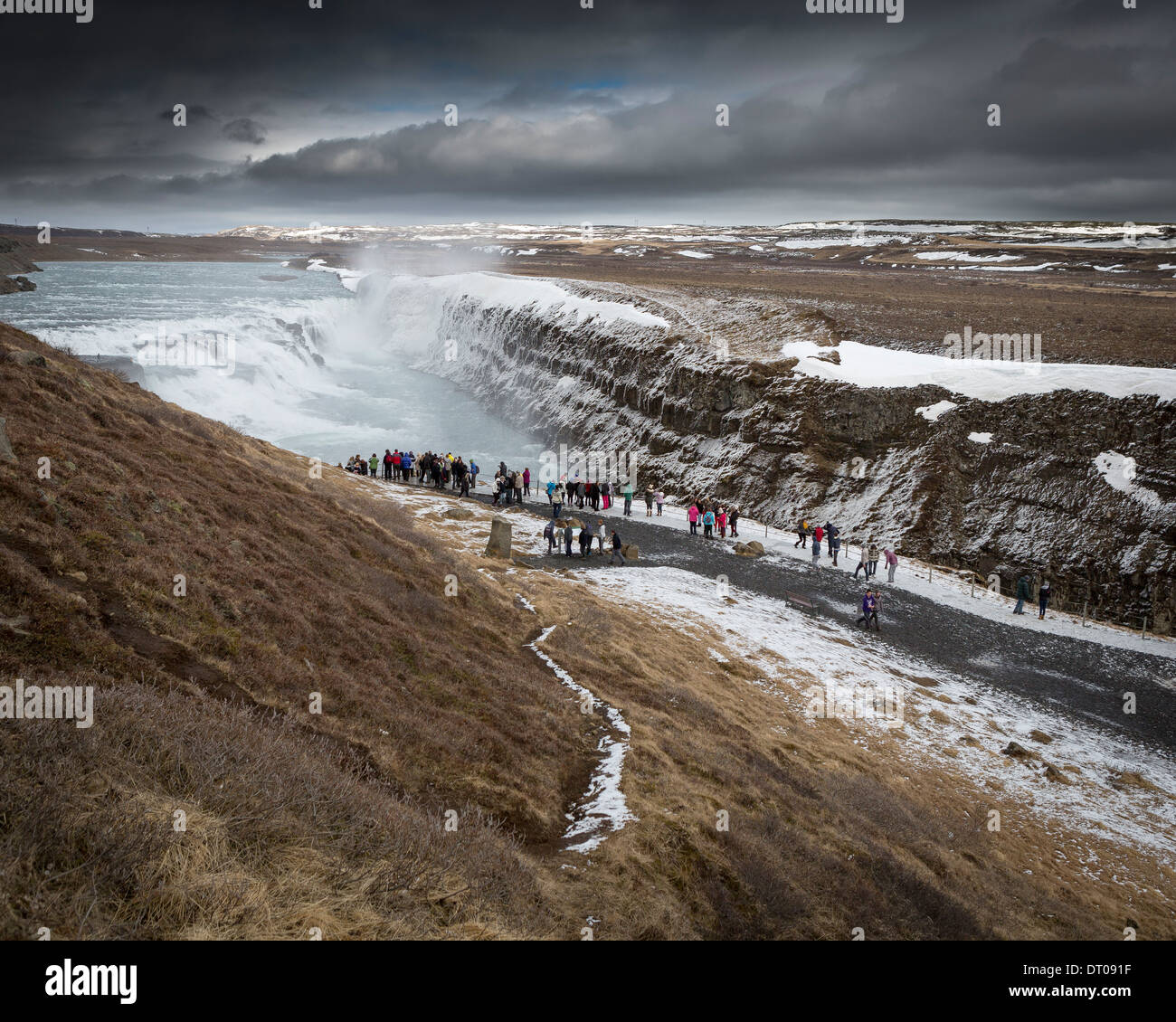 Gullfoss Waterfall, (Golden Falls), Iceland Stock Photo - Alamy