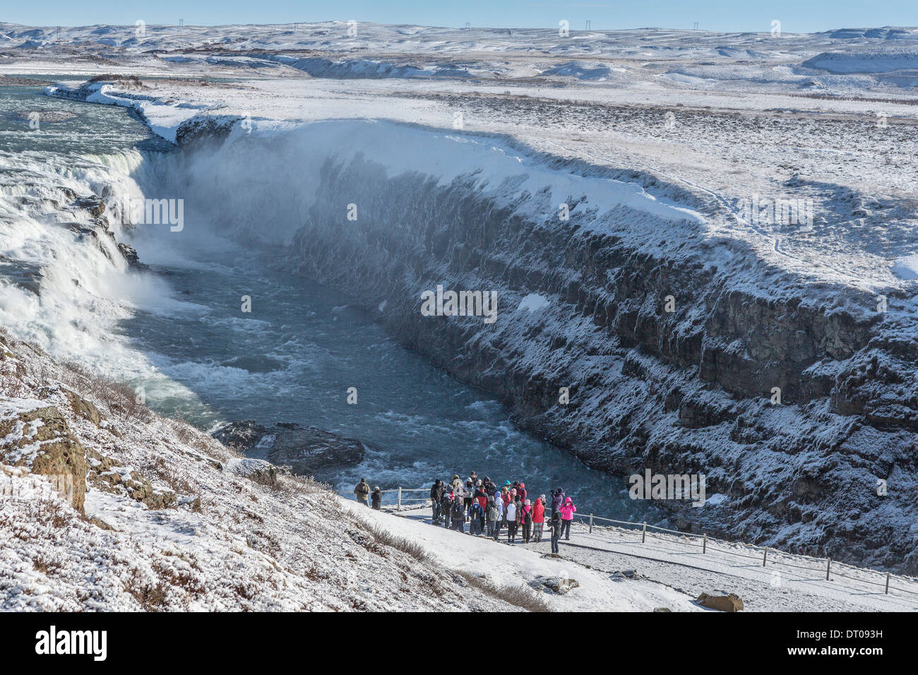Gullfoss Waterfall, (Golden Falls), Iceland Stock Photo - Alamy