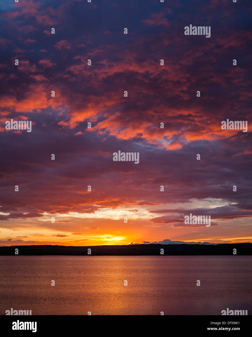 Colorful sunset, Snaefellsnes Peninsula, Iceland Stock Photo - Alamy