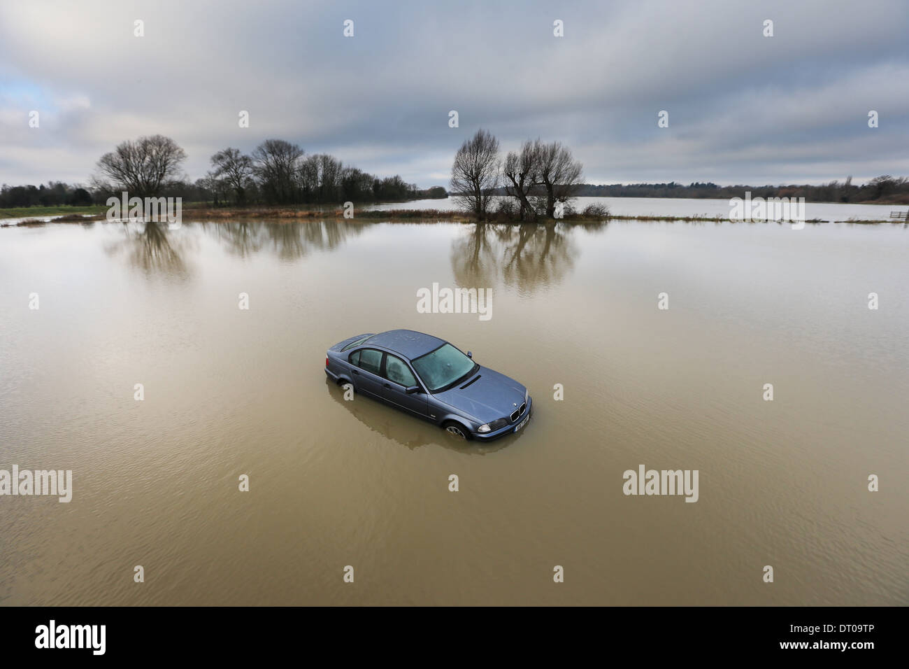 Flooded car park in hi-res stock photography and images - Alamy