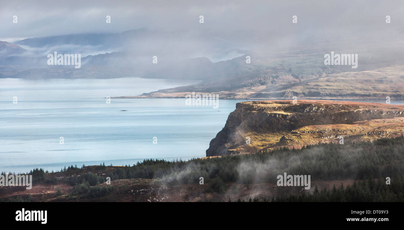 Glengorm & Mull sound from the Isle of Mull in Scotland Stock Photo - Alamy