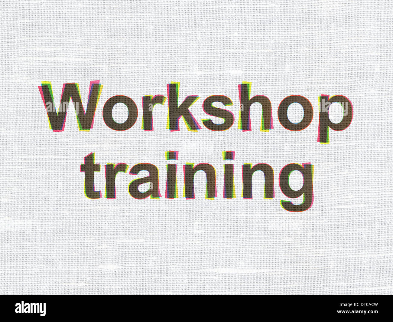 Education concept: Workshop Training on fabric texture background Stock ...