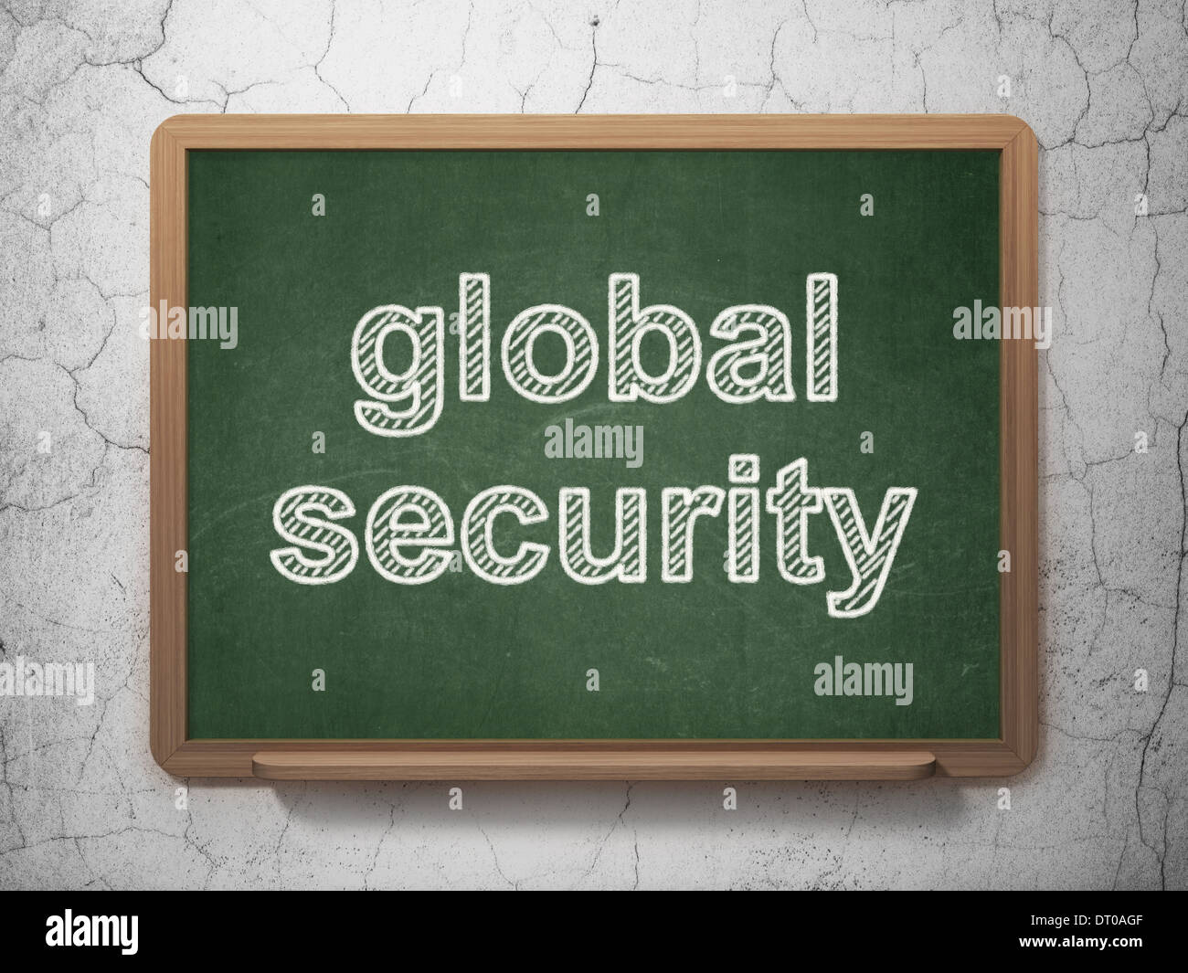 Protection concept: Global Security on chalkboard background Stock Photo - Alamy