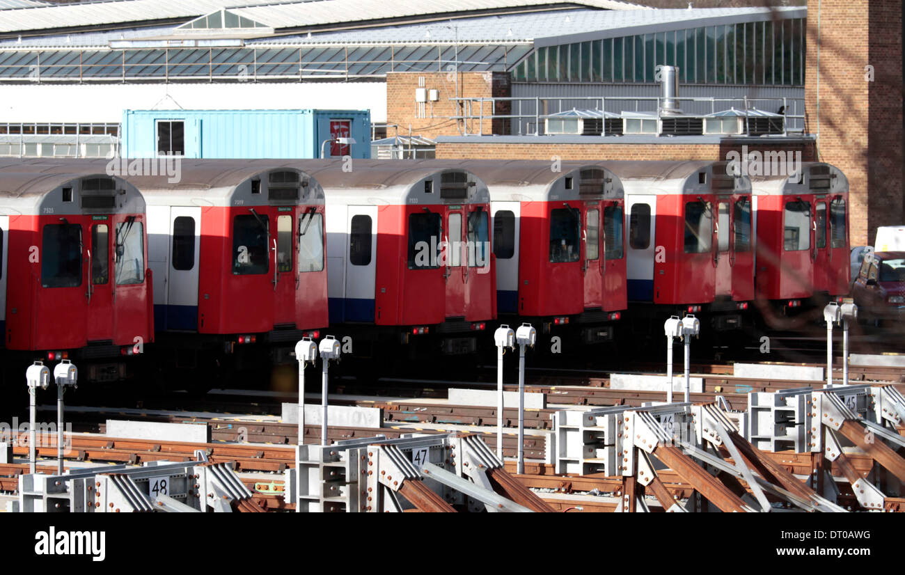 London underground depot hi-res stock photography and images - Alamy