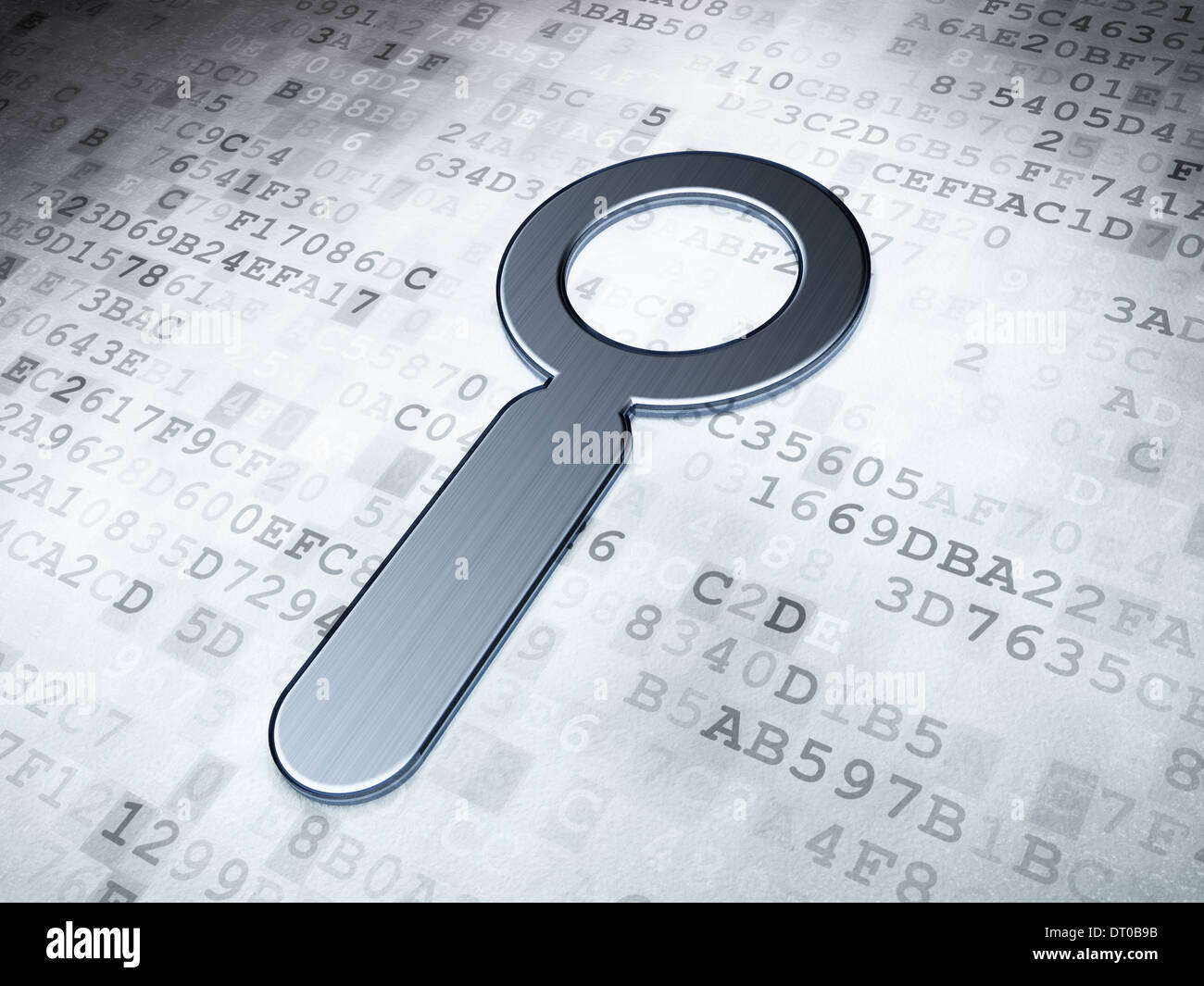 Web design concept: Silver Search on digital background Stock Photo - Alamy