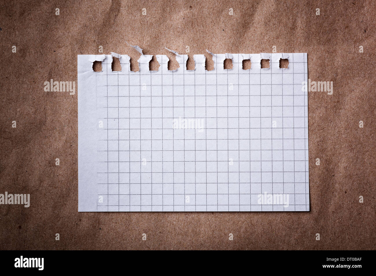 Sheet of notebook hi-res stock photography and images - Alamy