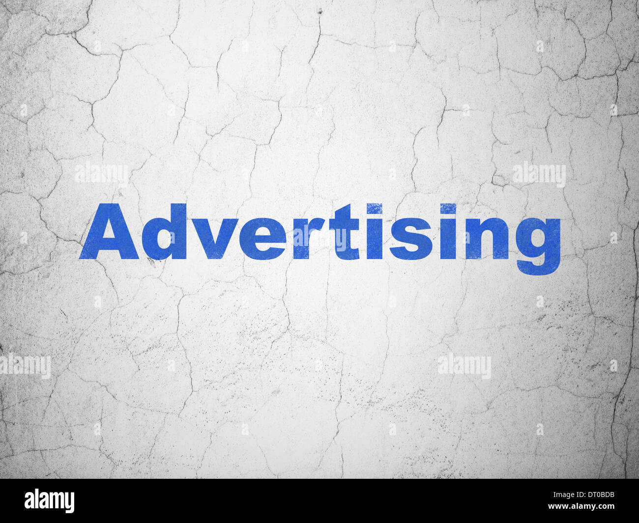 Advertising concept: Advertising on wall background Stock Photo - Alamy
