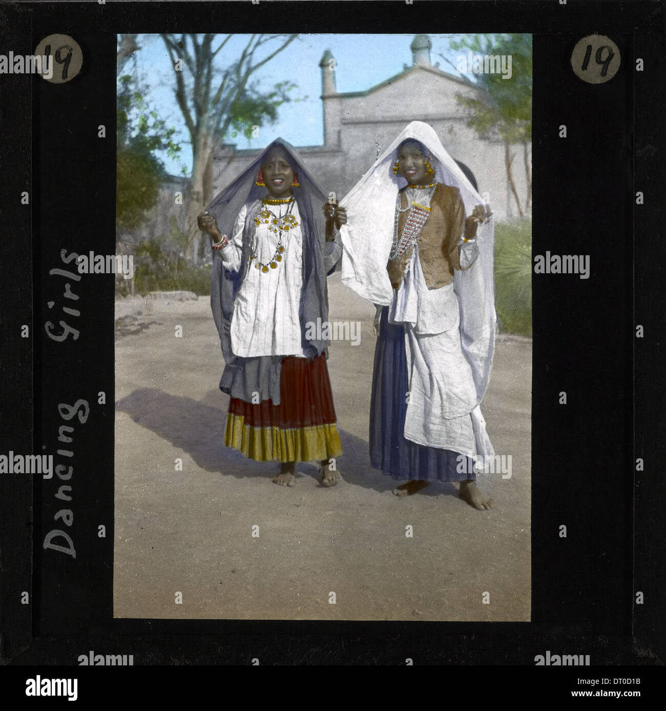 A photograph showing a group of dancing girls from Jammu, captured ...