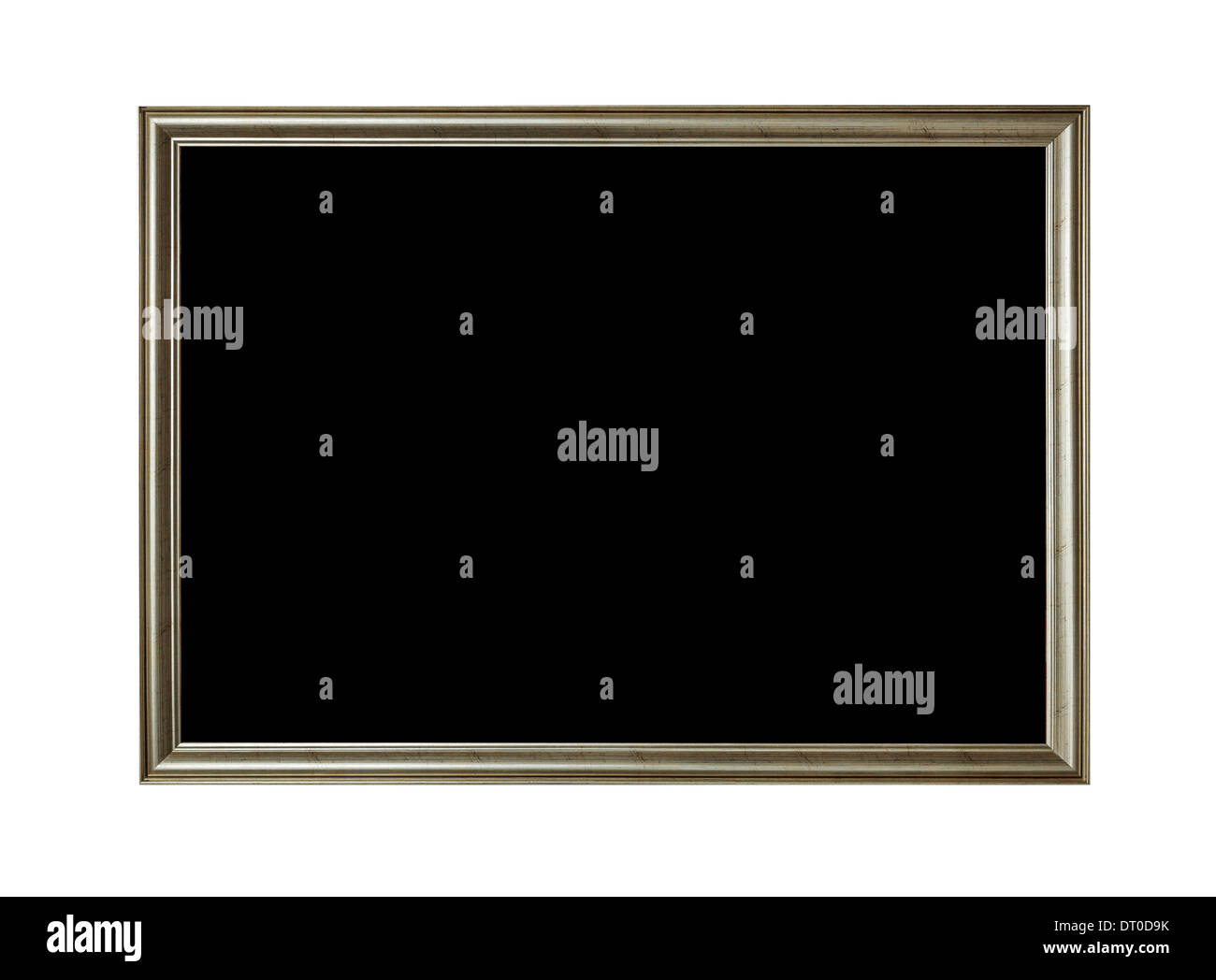 Frame of old-style baguette frame isolated on white Stock Photo - Alamy