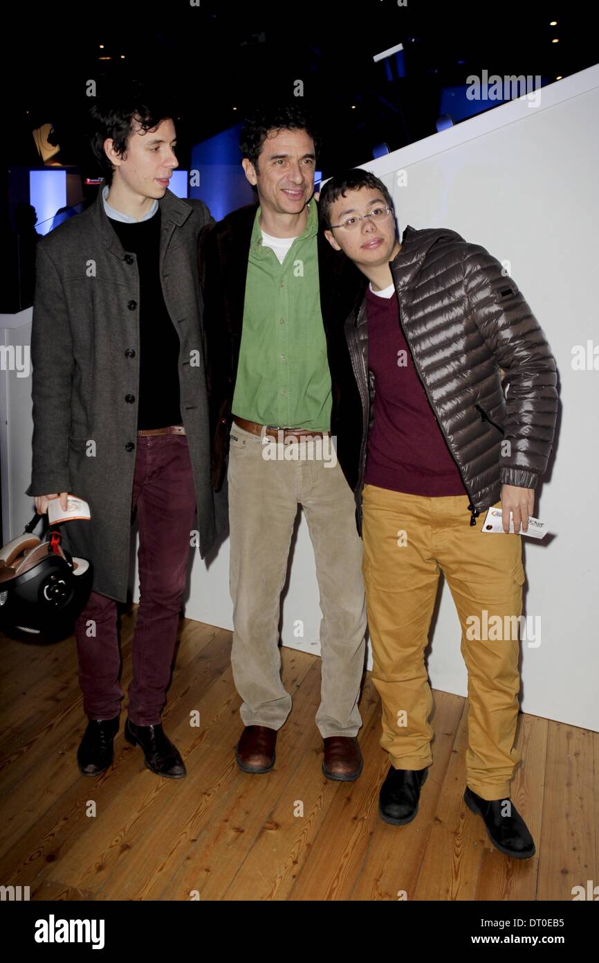 Rome, Italy. 4th Feb, 2014. Blas Roca Rey and his sons attend the ...