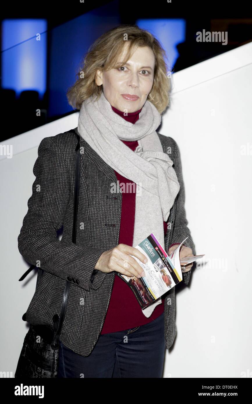 Rome, Italy. 4th Feb, 2014. Daniela Poggi attend the 'Guest' (Ospiti ...