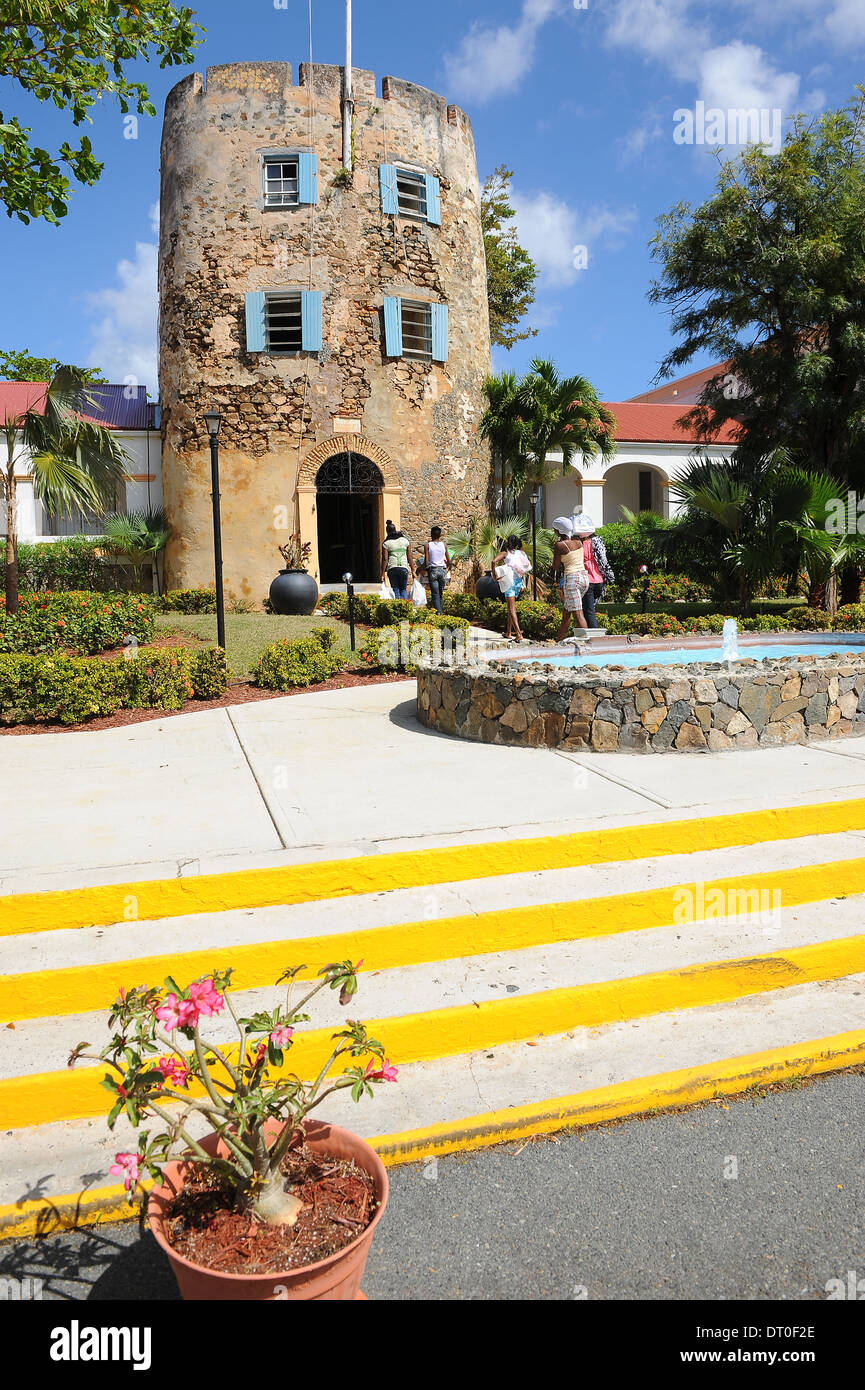 Bluebeard's Castle at St. Thomas, US Virgin Islands Stock Photo - Alamy
