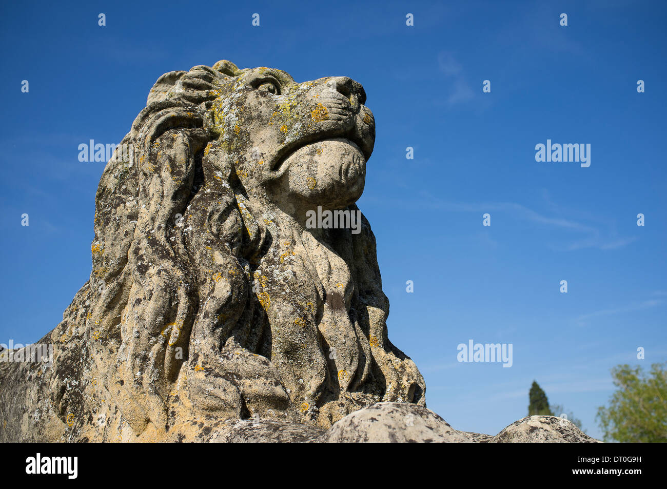 Lion head statue hi-res stock photography and images - Alamy