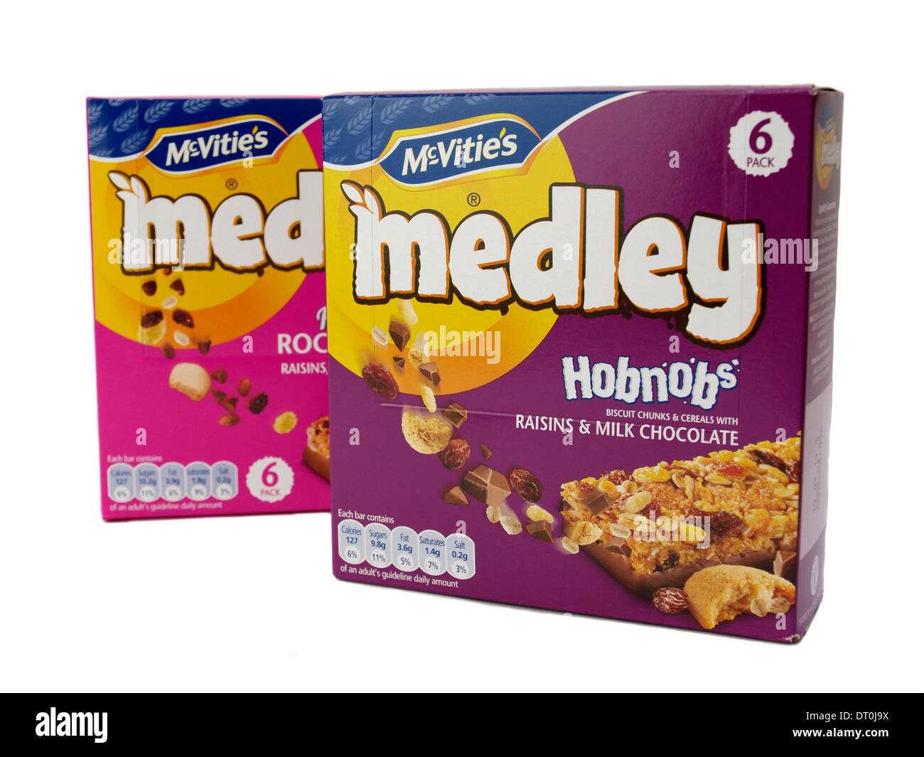 McVities Medley biscuit and cereal bars Stock Photo - Alamy