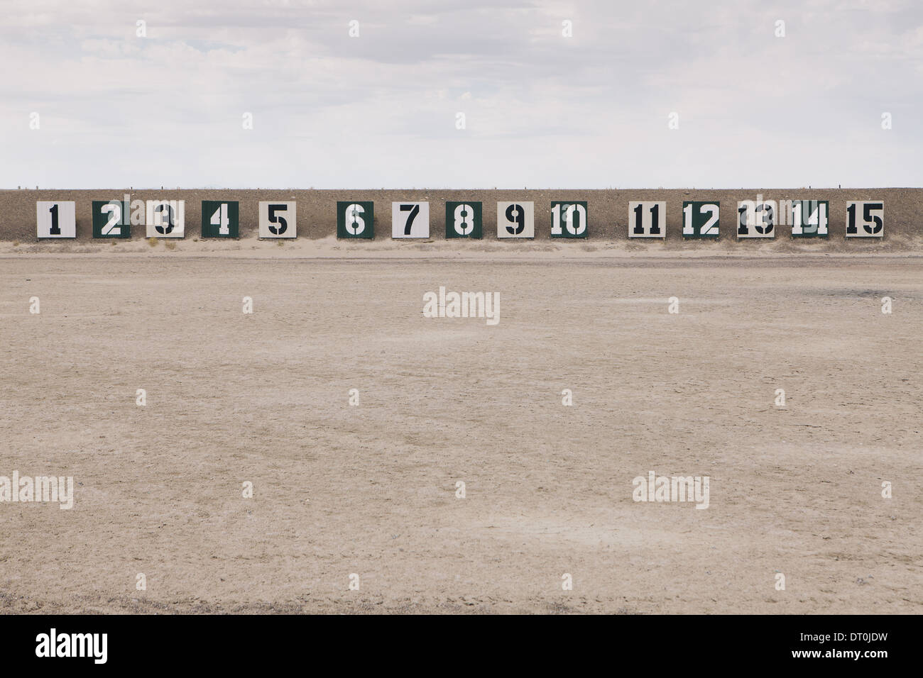 Nevada USA Firing range in desert in Elko County Nevada USA Stock Photo ...