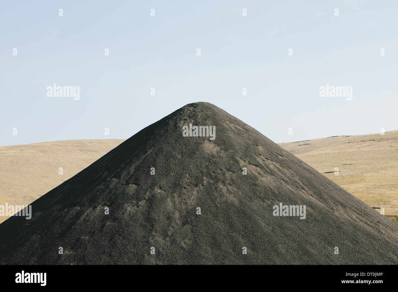 Washington state USA Large gravel pile road construction maintenance ...