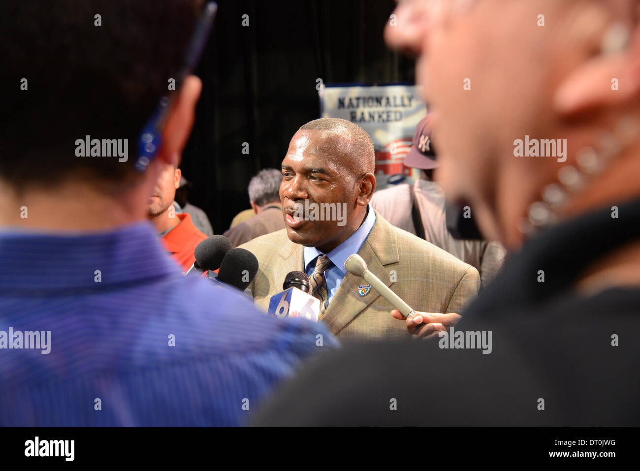February 5, 2014: Head coach Tim ''Ice'' Harris of Booker T. Washington ...