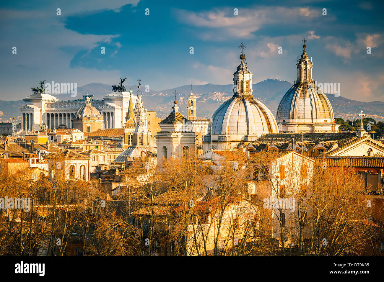 Aerial view of Rome Stock Photo - Alamy