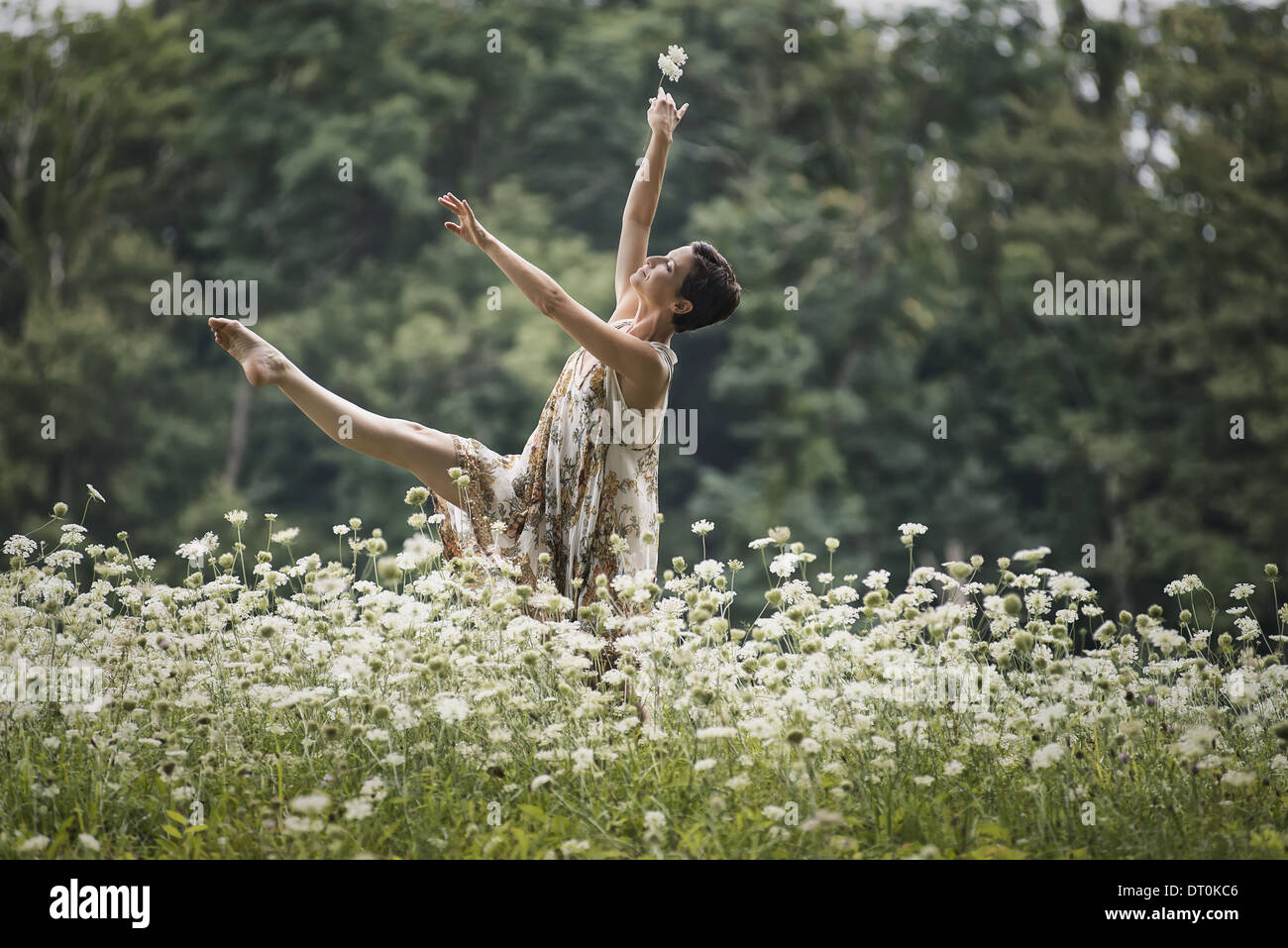 Wild woman dancing hi-res stock photography and images - Alamy